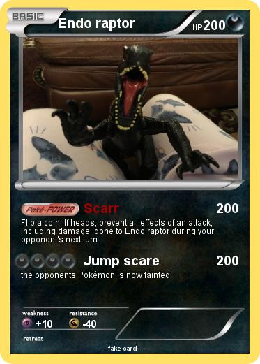 Pokémon Endo raptor - Scarr - My Pokemon Card