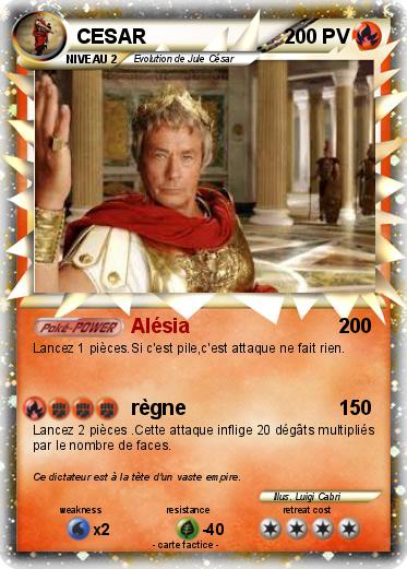 Pokémon CESAR 70 70 - Alésia - Ma carte Pokémon