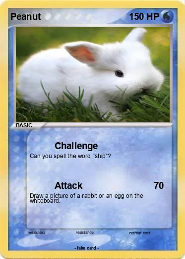 Pokémon Peanut 382 382 - Challenge - My Pokemon Card