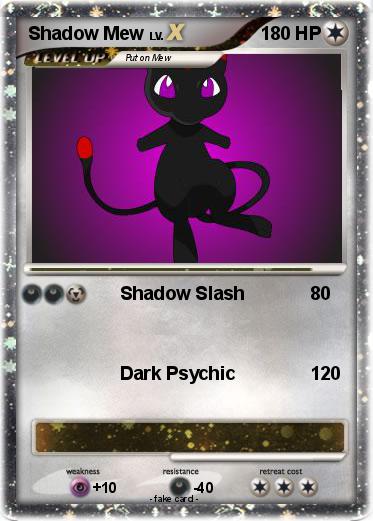 Pokémon Shadow Mew 102 102 - Shadow Slash - My Pokemon Card