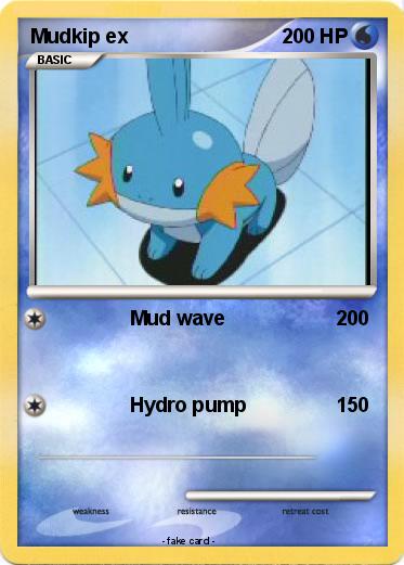Pokémon Mudkip ex 30 30 - Mud wave - My Pokemon Card