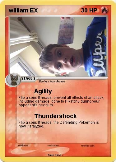 Pokémon william EX 24 24 - Agility - My Pokemon Card