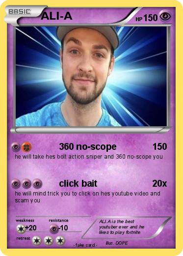 Pokémon ALI A 340 340 - 360 no-scope - My Pokemon Card