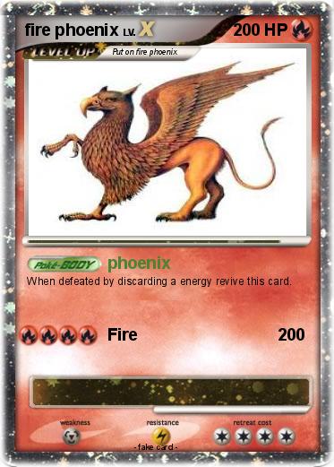 Pokémon fire phoenix 13 13 - phoenix - My Pokemon Card