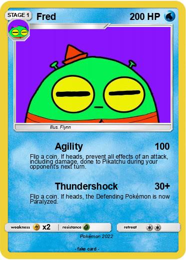 Pokémon Fred 1082 1082 - Agility - My Pokemon Card