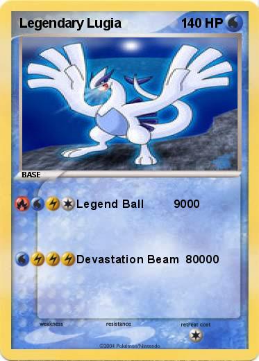 Pokémon Legendary Lugia - Legend Ball 9000 - My Pokemon Card