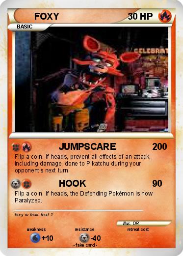 Pokémon FOXY 687 687 - JUMPSCARE - My Pokemon Card