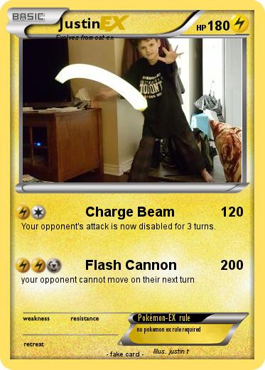 Pokémon Justin 7356 7356 - Charge Beam - My Pokemon Card
