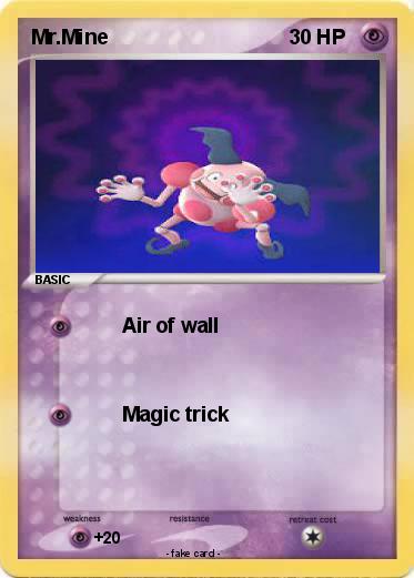 Pokémon Mr Mine 3 3 - Air of wall - My Pokemon Card
