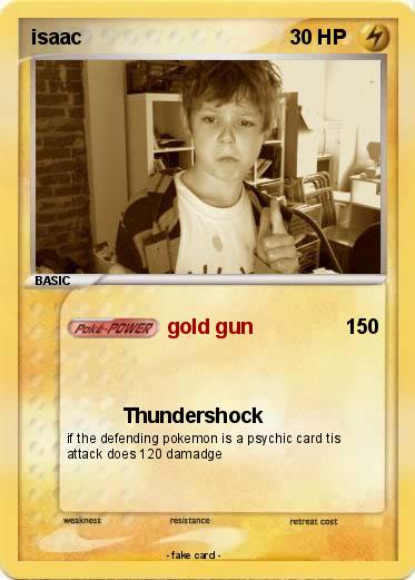 Pokémon isaac 203 203 - gold gun - My Pokemon Card
