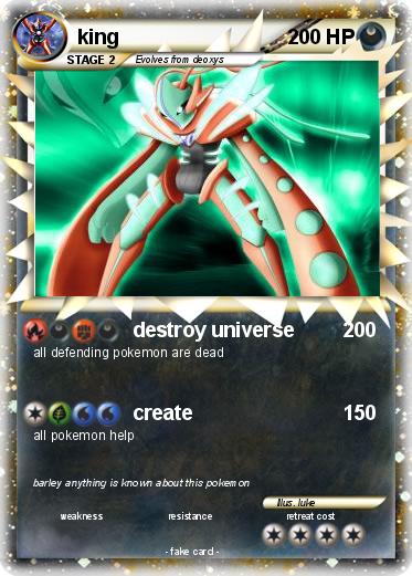 Pokémon king 1737 1737 - destroy universe - My Pokemon Card