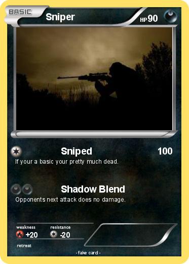 Pokémon Sniper 1132 1132 - Sniped - My Pokemon Card