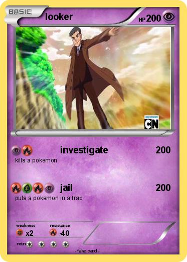 Pokémon looker 5 5 - investigate - My Pokemon Card
