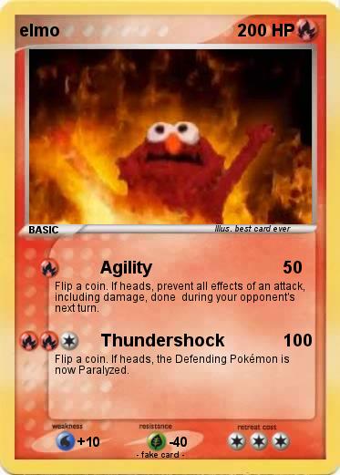 Pokémon elmo 1096 1096 - Agility - My Pokemon Card