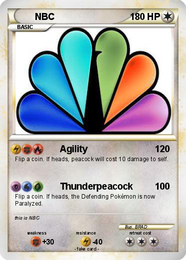 Pokémon NBC 9 9 - Agility - My Pokemon Card