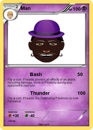 Pokémon Man 707 707 - Bash - My Pokemon Card
