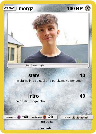 Pokémon morgz 107 107 - stare - My Pokemon Card