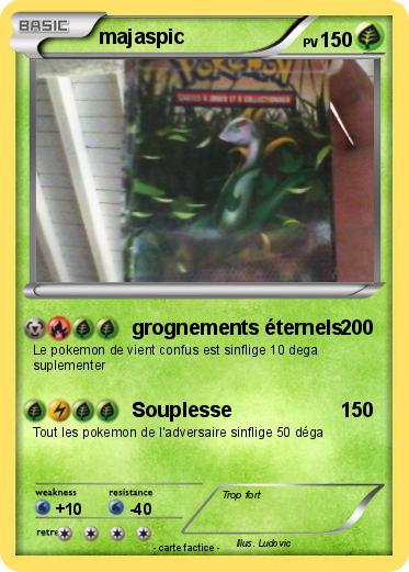 Pokémon majaspic 248 248 - grognements éternels - Ma carte Pokémon