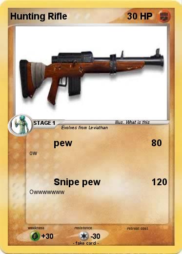 Pokémon Hunting Rifle - pew - My Pokemon Card