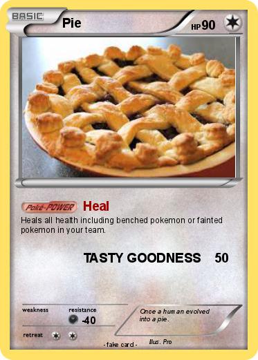 Pokémon Pie 300 300 - Heal - My Pokemon Card