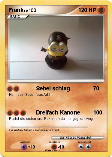 Pokémon Frank 369 369 - Sebel schlag - My Pokemon Card