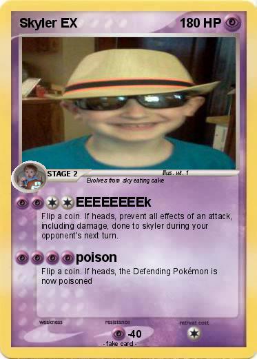 Pokémon Skyler EX 2 2 - EEEEEEEEk - My Pokemon Card