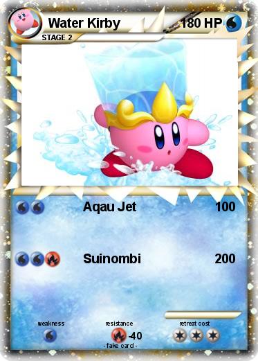 Pokémon Water Kirby 44 44 - Aqau Jet - My Pokemon Card