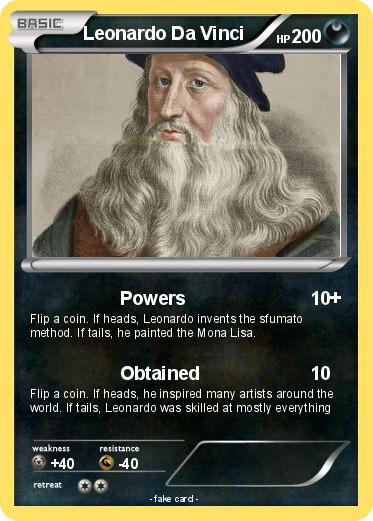 Pokémon Leonardo Da Vinci 78 78 - Powers - My Pokemon Card