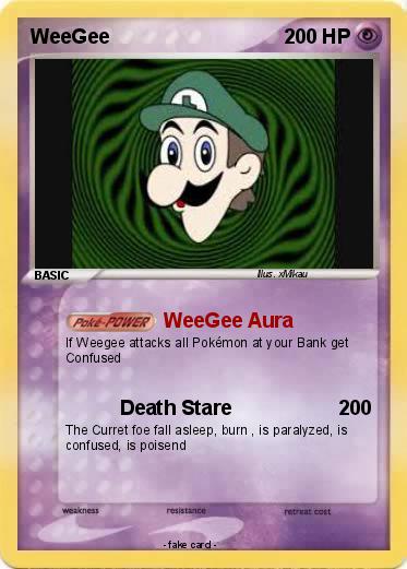 Pokémon WeeGee 1309 1309 - WeeGee Aura - My Pokemon Card