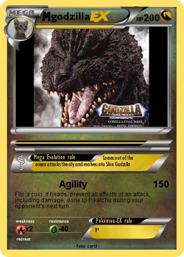 Pokémon godzilla 3084 3084 - Agility - My Pokemon Card