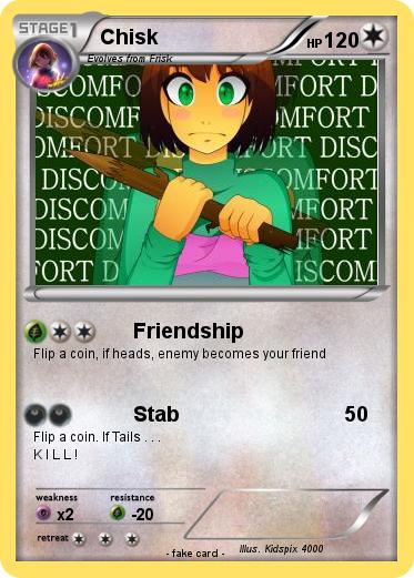 Pokémon Chisk - Friendship - My Pokemon Card