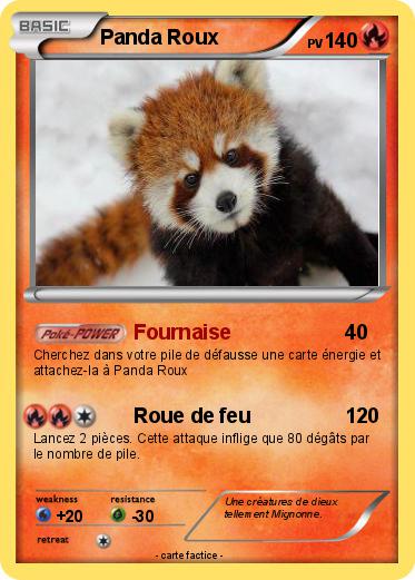 Pokémon Panda Roux 18 18 - Fournaise - Ma carte Pokémon