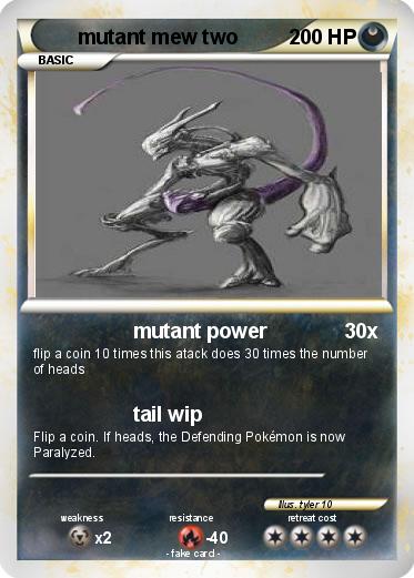Pokémon mutant mew two - mutant power - My Pokemon Card