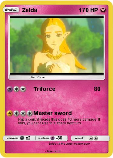 Pokémon Zelda 626 626 - Triforce - My Pokemon Card