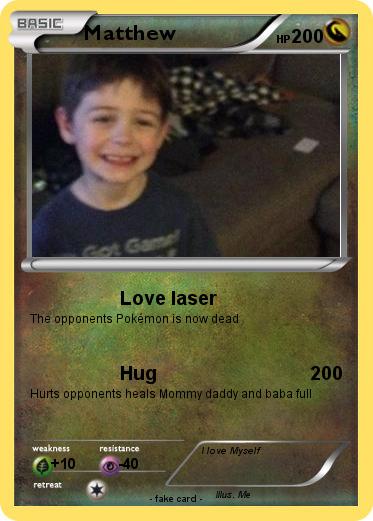 Pokémon Matthew 815 815 - Love laser - My Pokemon Card