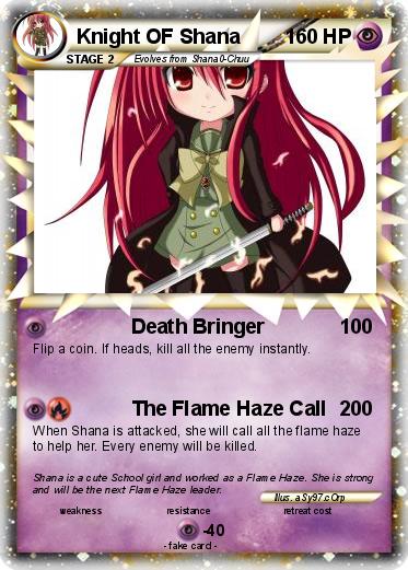 Pokémon Knight OF Shana - Death Bringer - My Pokemon Card