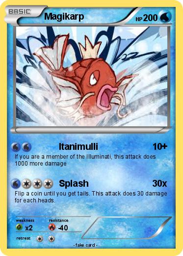 Pokémon Magikarp 1205 1205 - Itanimulli - My Pokemon Card