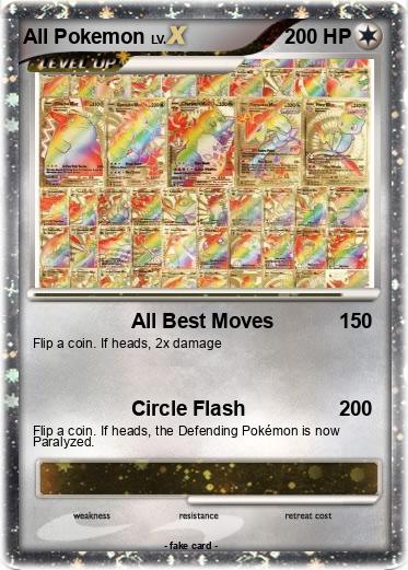 Pokémon All Pokemon 193 193 - All Best Moves - My Pokemon Card