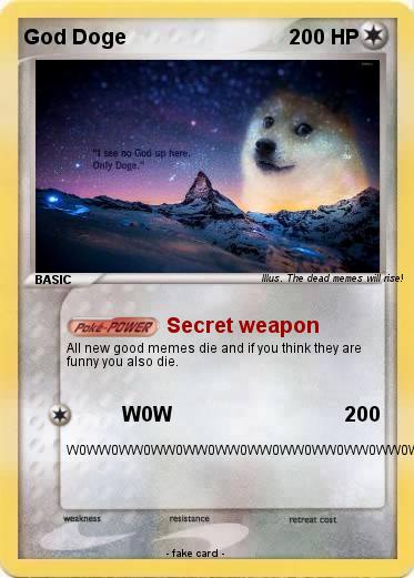 Pokémon God Doge 6 6 - Secret weapon - My Pokemon Card