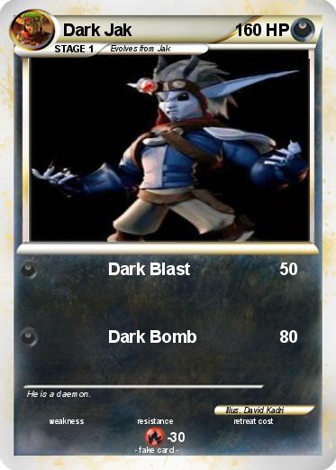 Pokémon Dark Jak 53 53 - Dark Blast - My Pokemon Card
