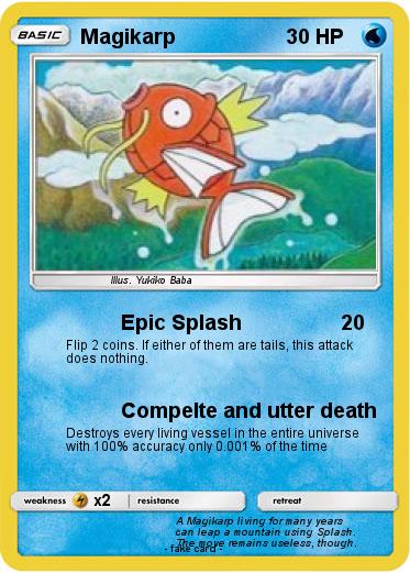 Pokémon Magikarp 1835 1835 - Epic Splash - My Pokemon Card