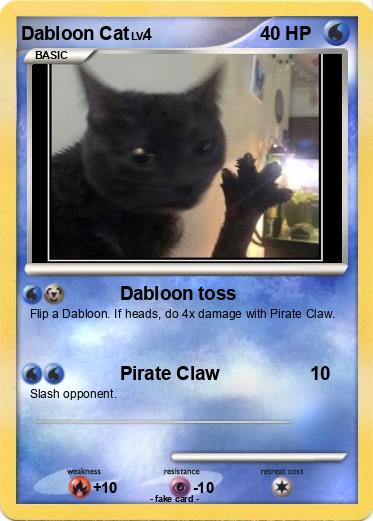 Pokémon Dabloon Cat - Dabloon toss - My Pokemon Card