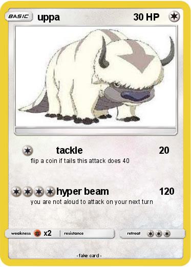 Pokémon uppa - tackle - My Pokemon Card