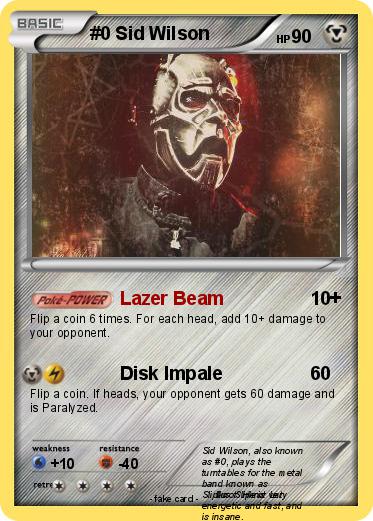 Pokémon Sid Wilson 2 2 - Lazer Beam - My Pokemon Card