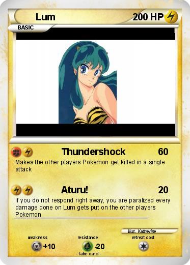 Pokémon Lum - Thundershock - My Pokemon Card