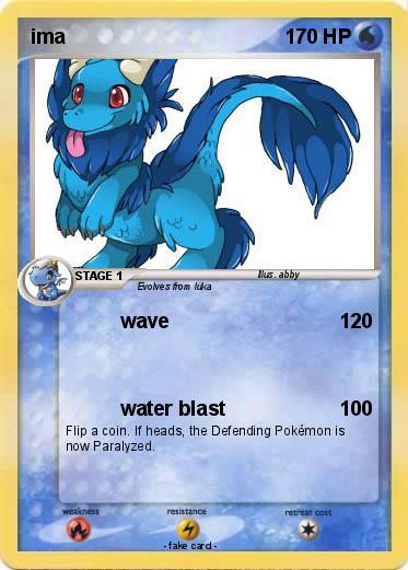 Pokémon ima 140 140 - wave - My Pokemon Card