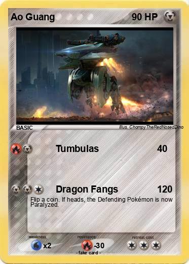 Pokémon Ao Guang - Tumbulas - My Pokemon Card
