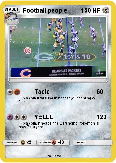 Pokémon Football people - Tacle - My Pokemon Card