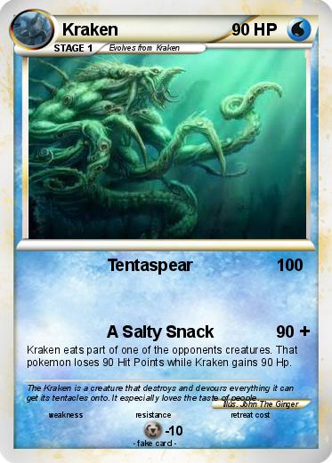 Pokémon Kraken 272 272 - Tentaspear - My Pokemon Card