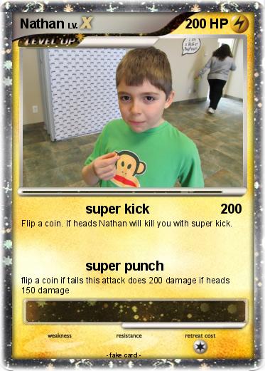 Pokémon Nathan 488 488 - super kick - My Pokemon Card